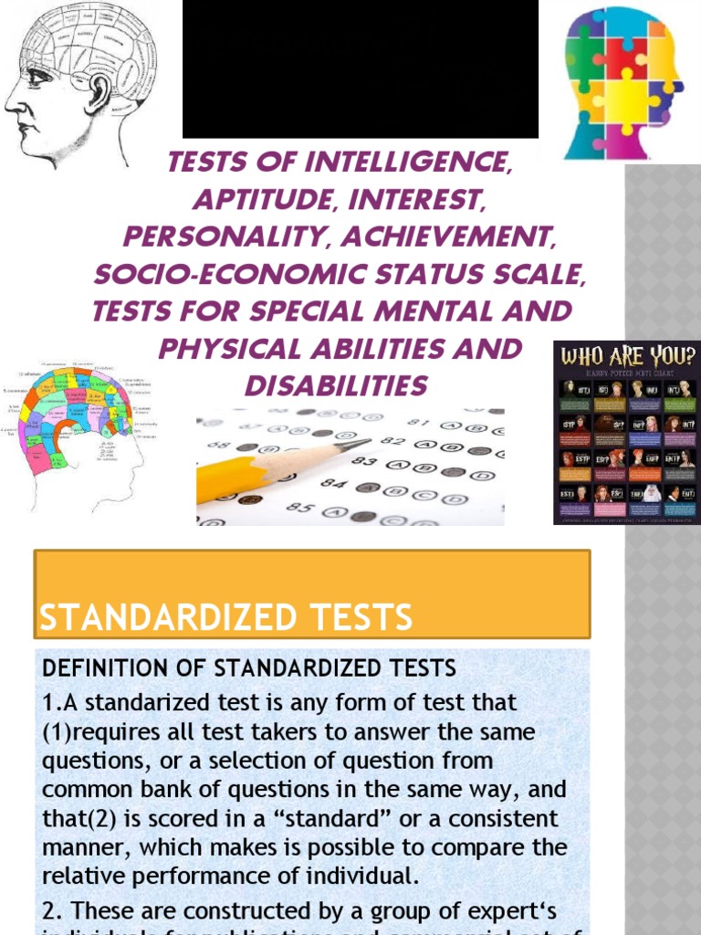 Standarized Tests | PDF | Graduate Record Examinations | Intelligence ...