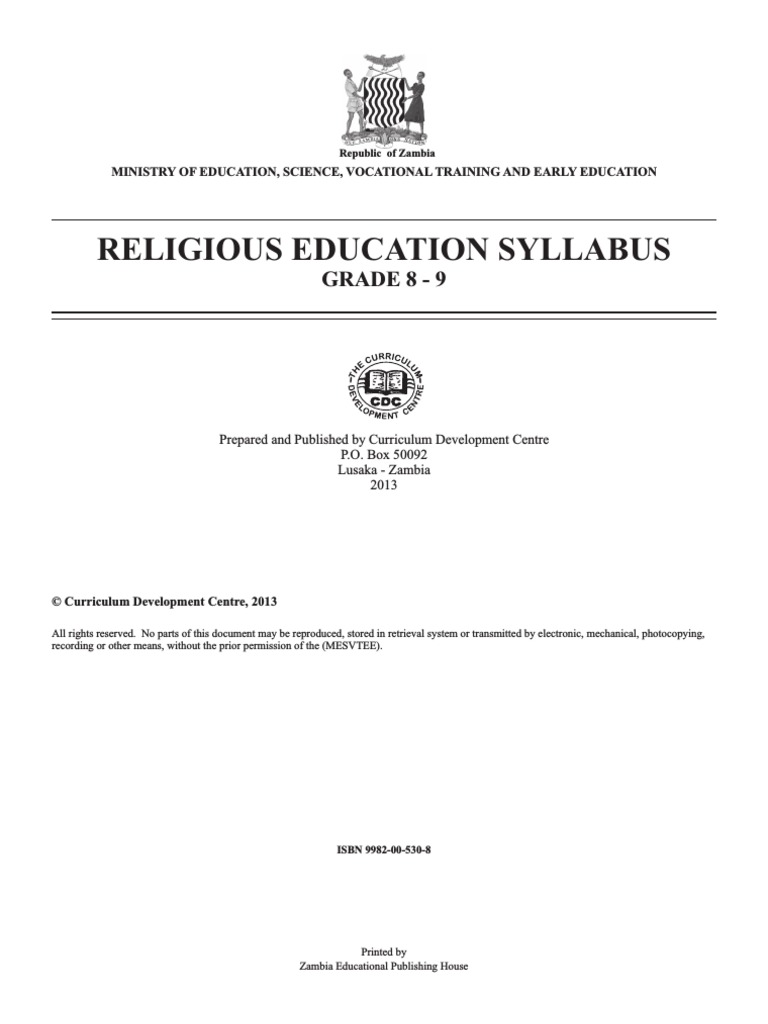 Religious Education 8 9 PDF | PDF | Morality | Educational Assessment