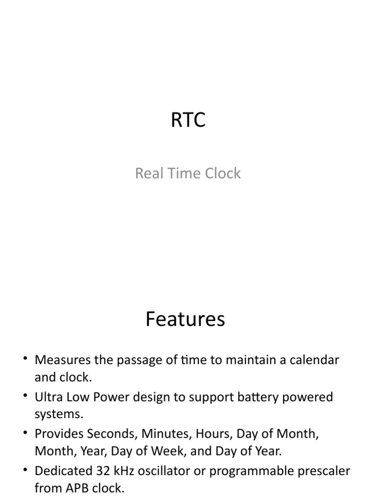 RTC | Download Free PDF | Clock | Manufactured Goods