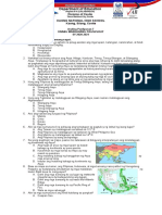 Unang Markahan Pagsusulit Sa Ap 7 | PDF