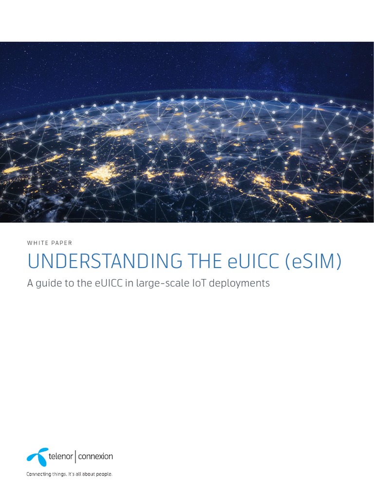 Whitepaper Understanding The eUICC PDF | PDF | Internet Of Things ...