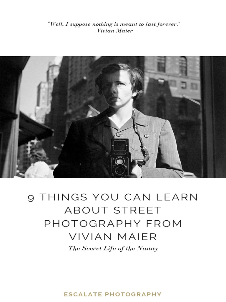 9 Things You Can Learn From Vivian Maier PDF | PDF | Mystery, Thriller ...