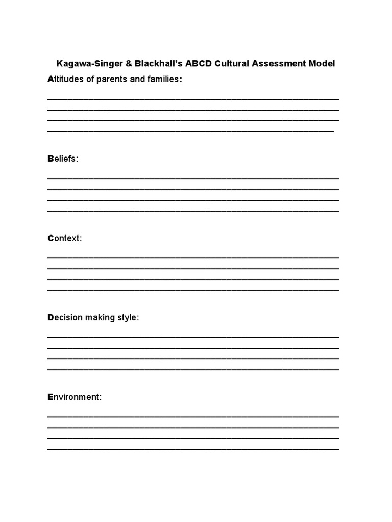 ABCDE Template | PDF