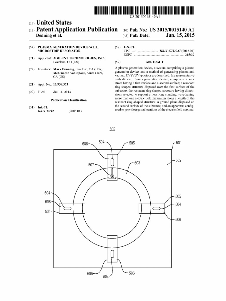 Plasma Generation Device With Microstrip Resonator | PDF | Plasma ...