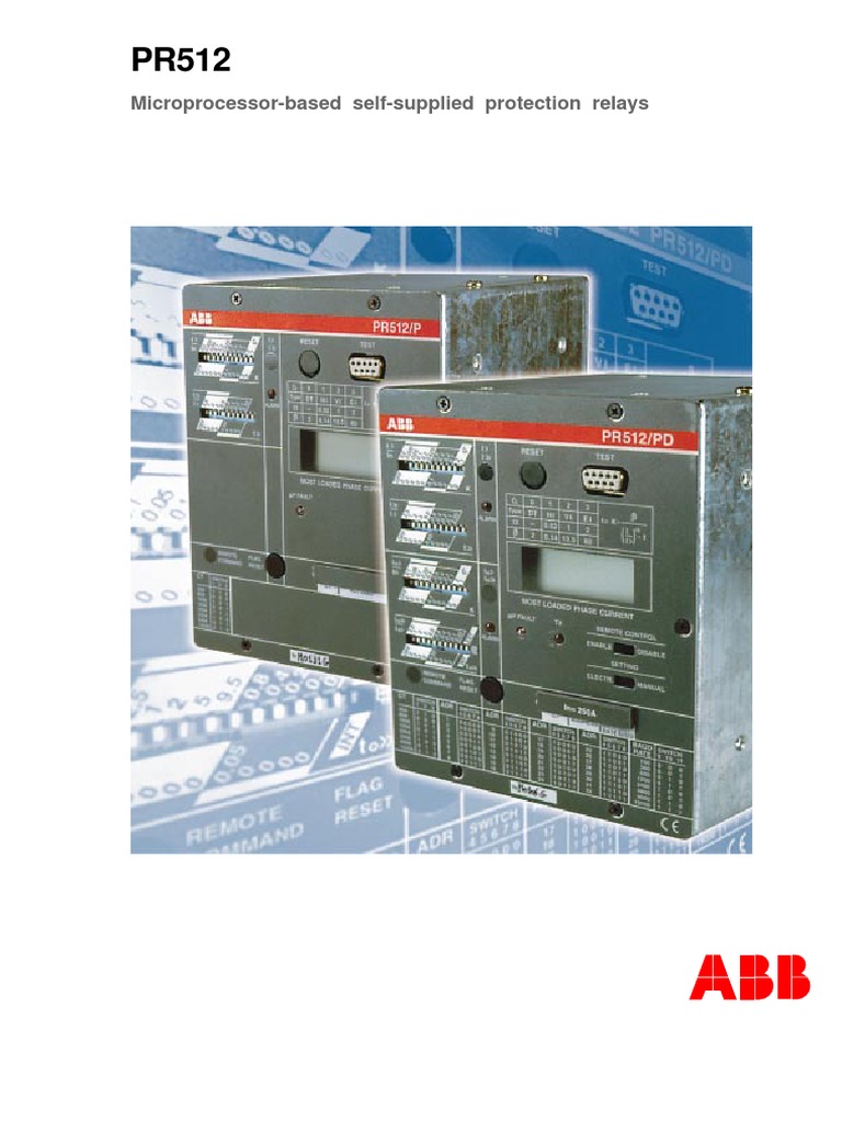 Ca PR512 (En) C 1VCP000055 PDF | PDF | Relay | Power Supply