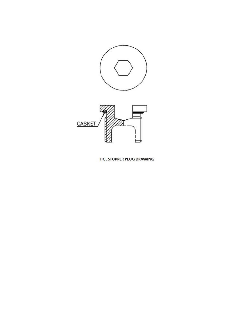 Stopper Plug Drawing | PDF