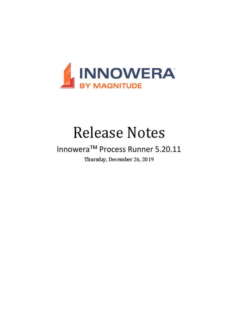 Innowera Process Runner Notes | PDF | Desktop Virtualization ...