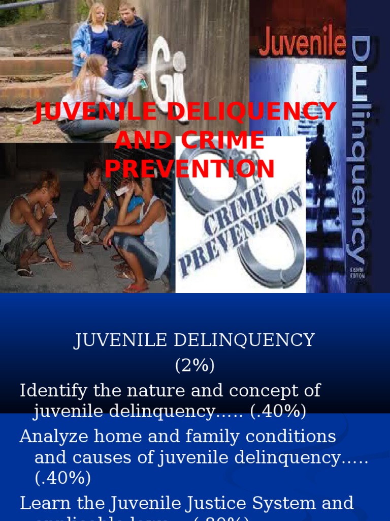 Juvenile Delinquency | PDF | Juvenile Delinquency | Child Abuse