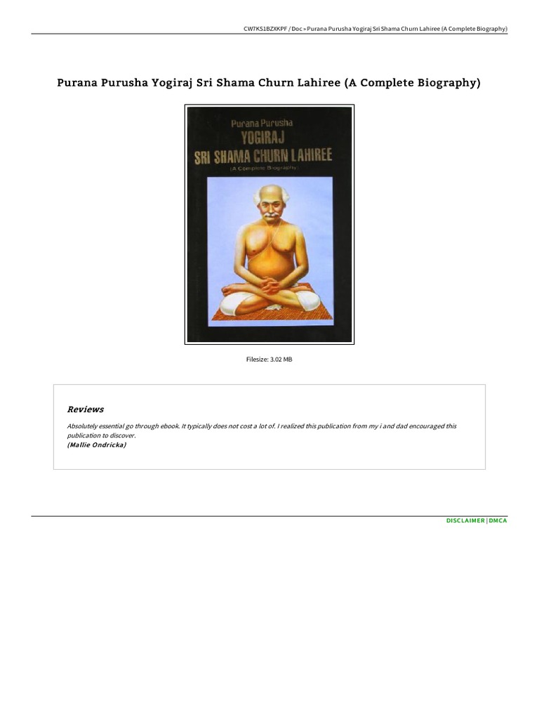 Purana Purusha: Lahiri Mahasaya Biography | PDF | Language Arts ...