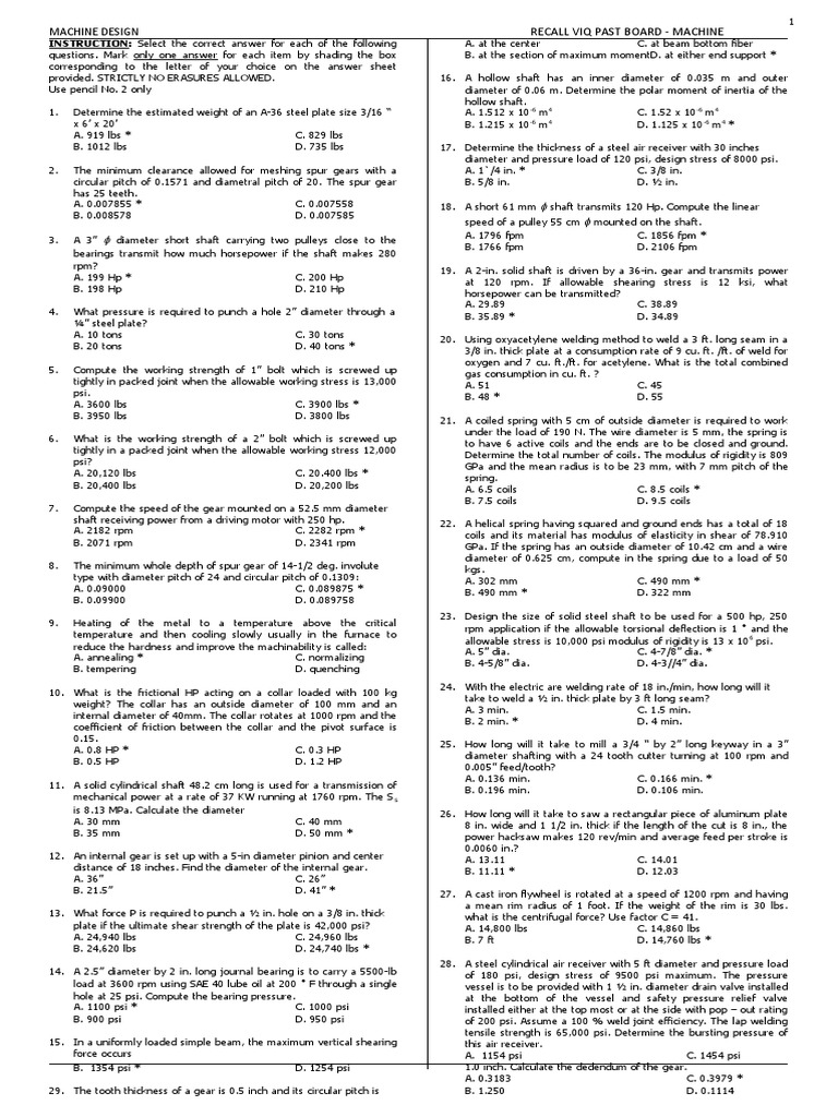 (PDF) Machine Design Elements | PDF | Gear | Strength Of Materials