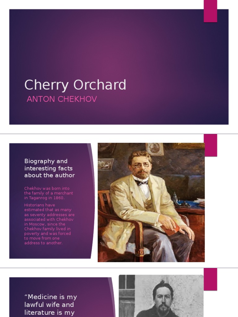 Chekhov's Cherry Orchard Analysis | PDF | Anton Chekhov