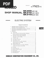 Kobelco Excavator Error Codes | Fuel Injection | Relay