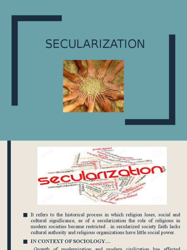 Modernization and Secularization | PDF | Secularism | Separation Of Church And State