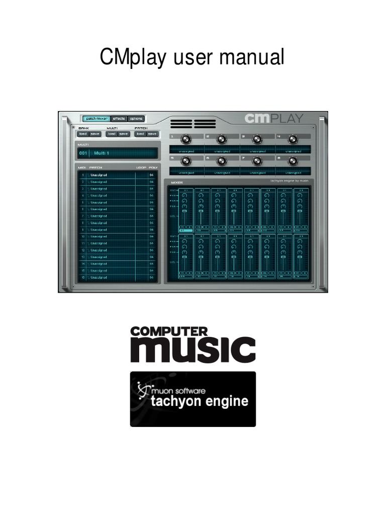 CMplay User Manual | PDF | Menu (Computing) | Icon (Computing)