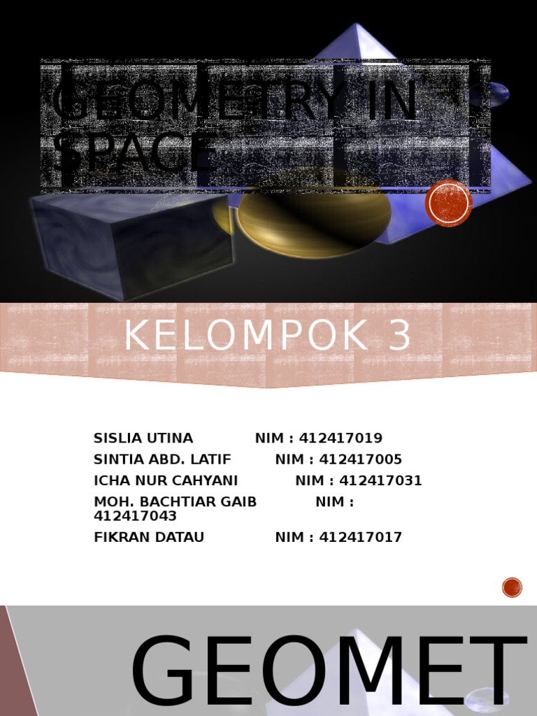 Geometry in Space | PDF | Area | Sphere