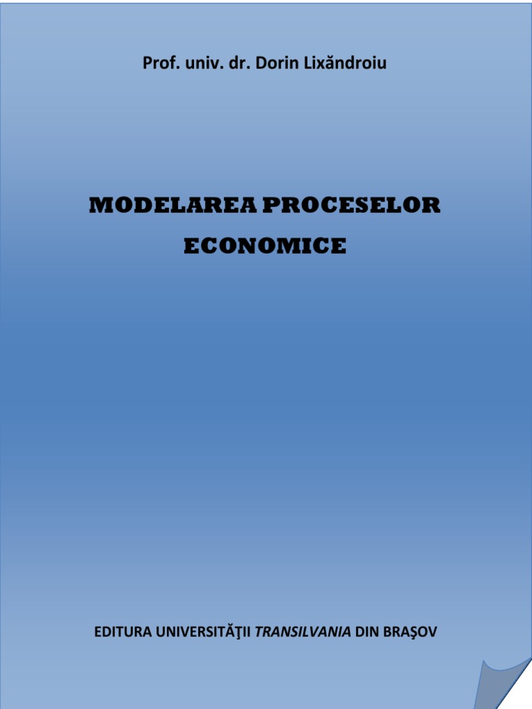 Modelare Procese Ec Lixandroiu D PDF | PDF