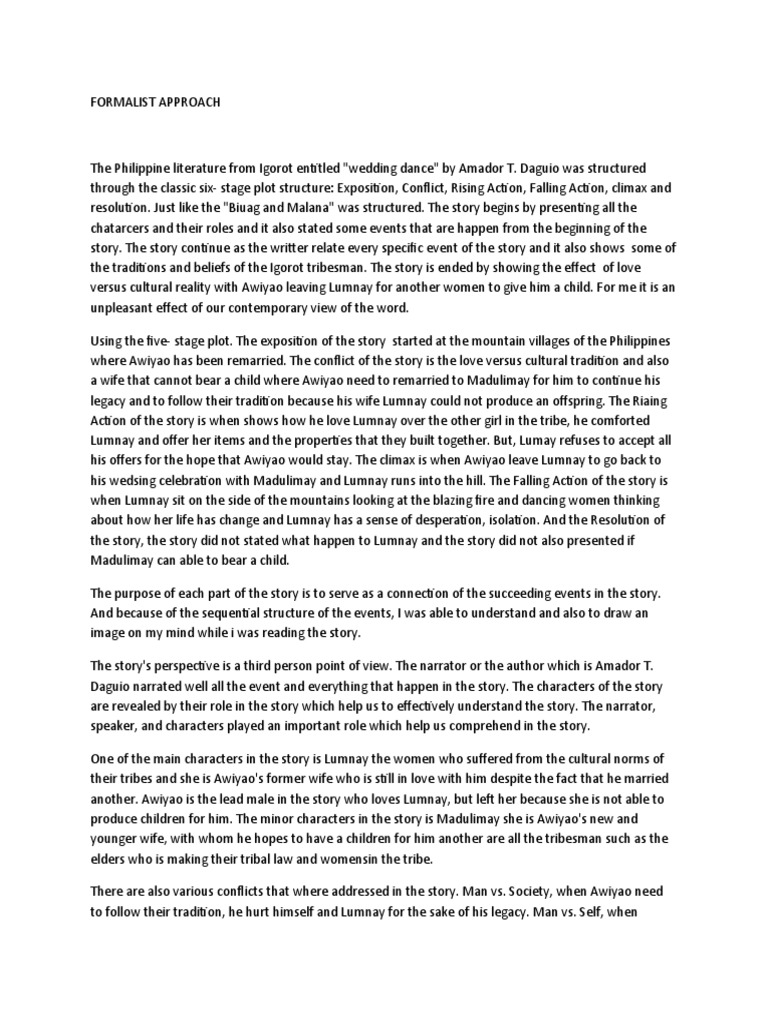 Formalist Approach | PDF | Narration | Traditions