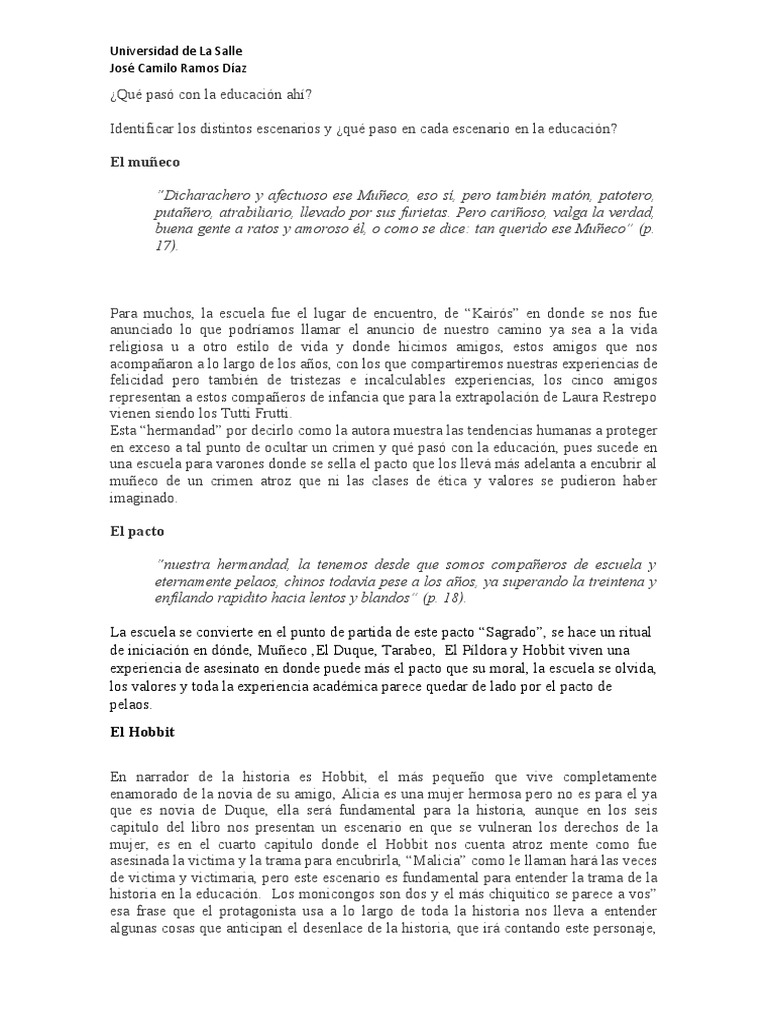 Los Divinos Laura Restrepo | PDF