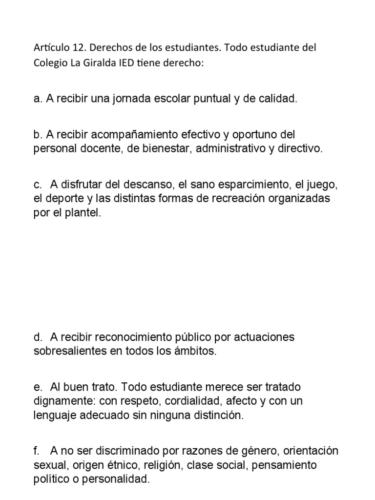 Actividad Metaplano Derechos y Deberes de Los Estudiantes | PDF ...