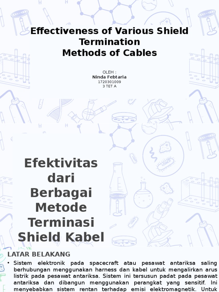 Effectiveness of Various Shield Termination Methods of Cables | PDF