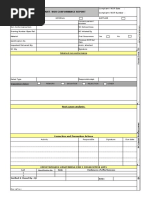 NCR Log Sheet | PDF | Materials | Building Engineering