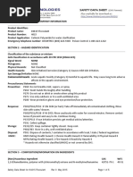 Flocculant Safety Data Sheet Summary | PDF | Wellness