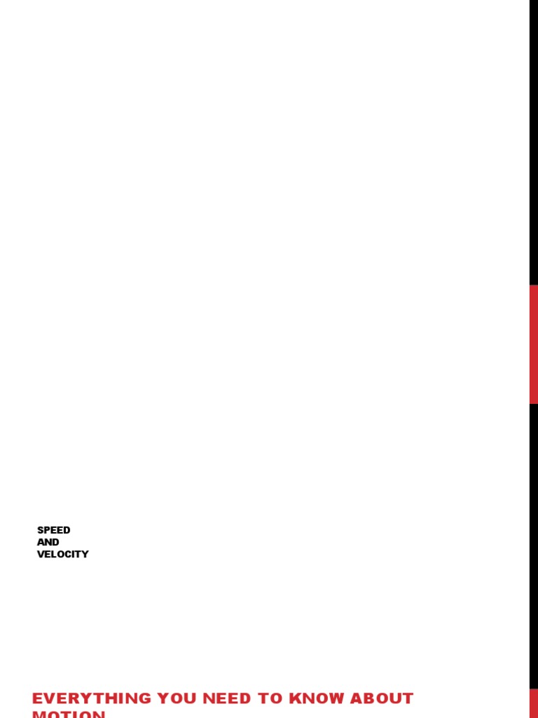 Understanding Speed and Velocity | PDF | Velocity | Speed