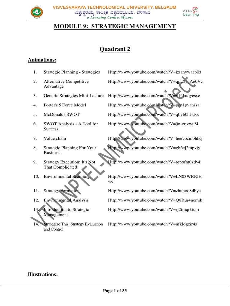 Strategic Management Overview and Tools | PDF | Strategic Management ...
