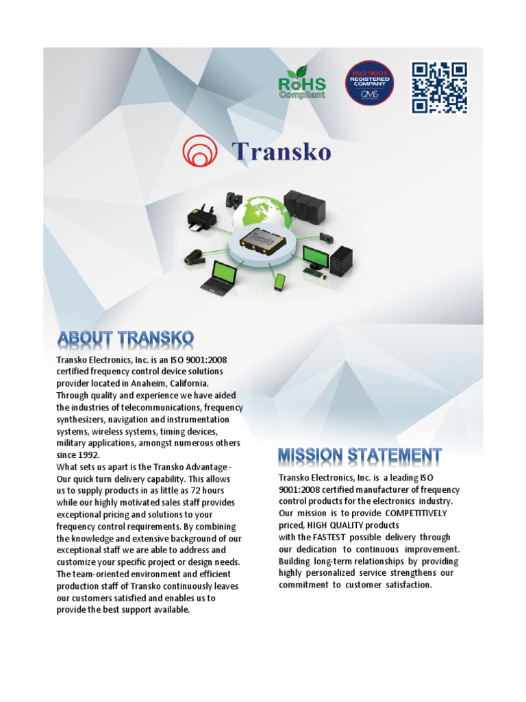 A Transko Company E-Brochure 2016 | PDF | Semiconductor Devices ...