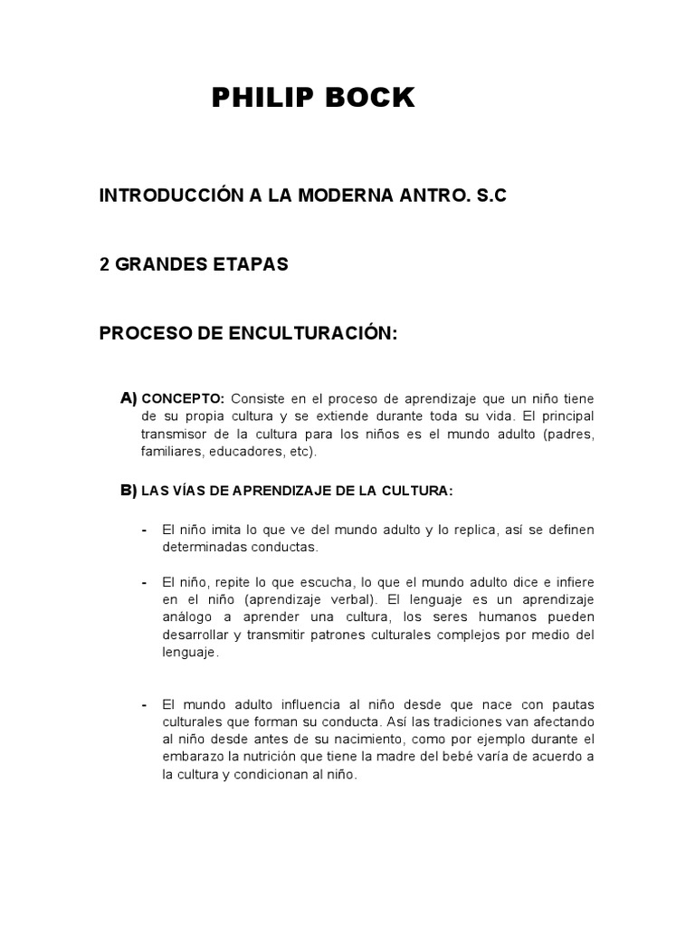 Philip Bock | PDF | Adultos | Aprendizaje