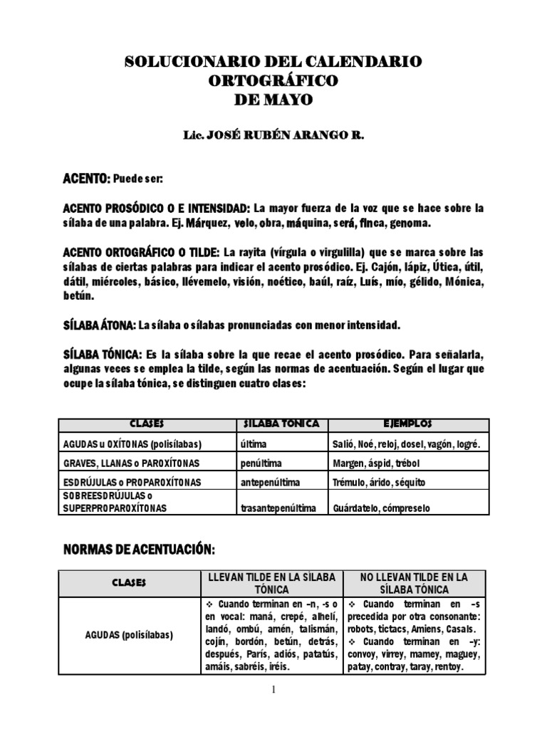 Acentuación Joaro | PDF | Voz humana | Fonética