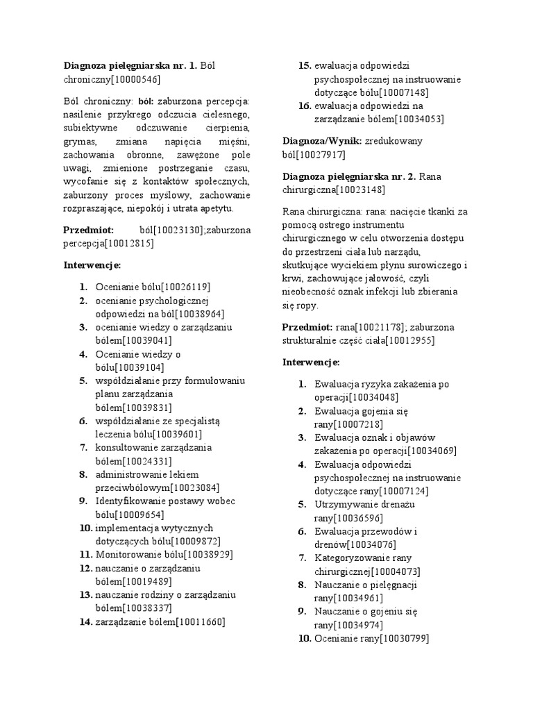 ICNP Do Artykułu | PDF