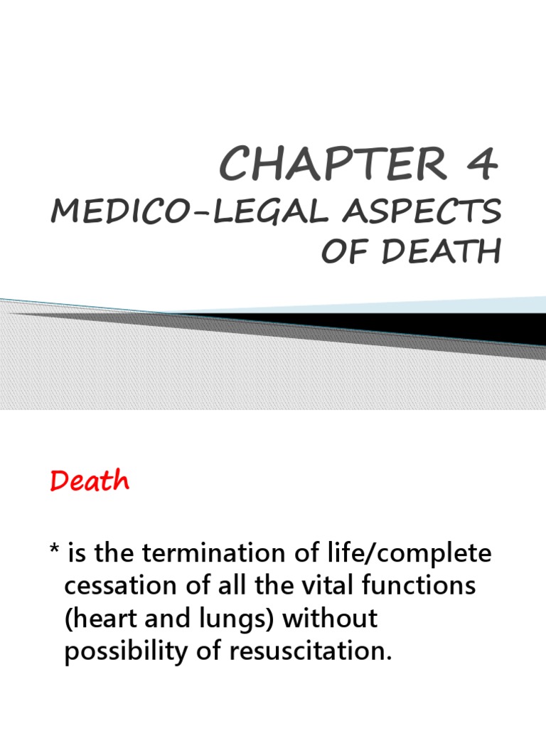 Chapter 4 | PDF | Death | Muscle