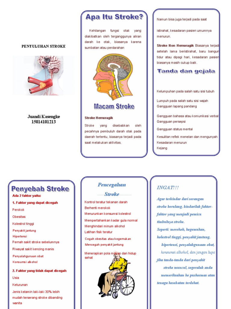 Leaflet Stroke PDF | PDF