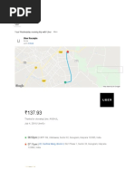 Uber Bill | PDF | Invoice | Payments