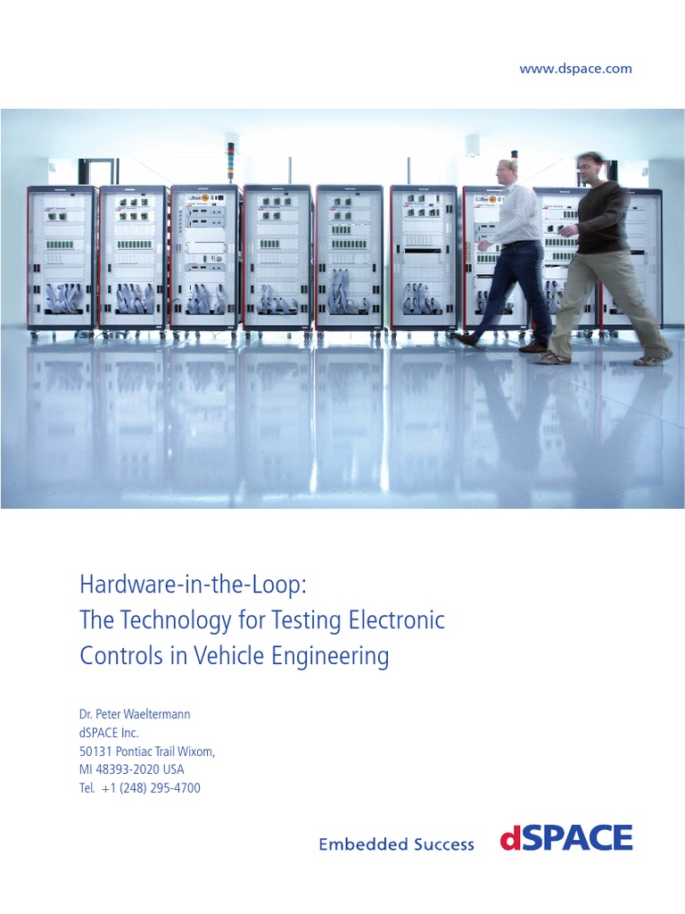 Dspace-Paper Hil Overview Waeltermann e 160405 PDF | PDF | Simulation ...