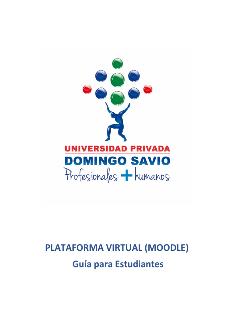 Guía de Uso de Moodle para Estudiantes | PDF | Moodle | Ventana ...