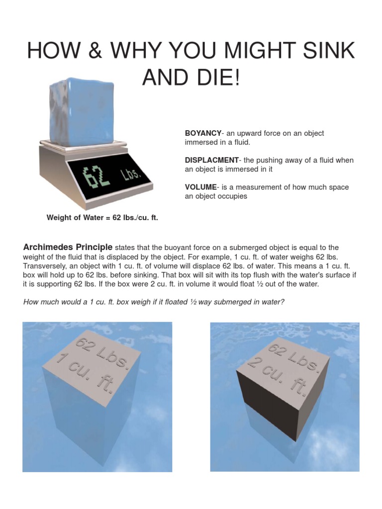 Buoyancy Calculation | PDF | Buoyancy | Applied And Interdisciplinary ...