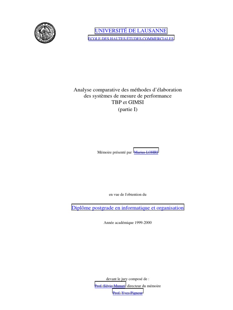 Methode Gimsi | PDF | Gestion stratégique | Business