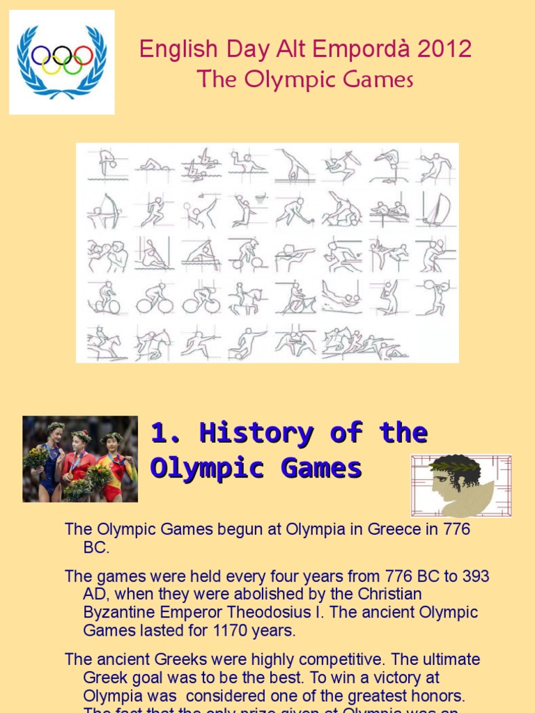 History of the Olympic Games | PDF | Olympic Games | Sports