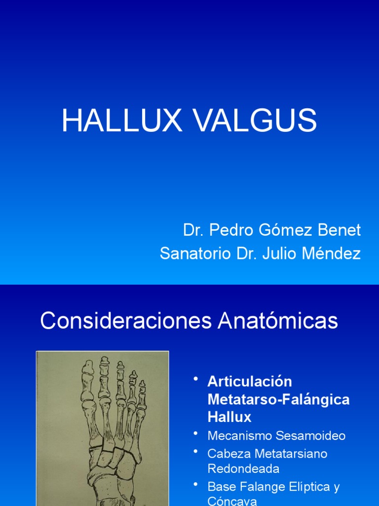 Hallux Valgus GB | PDF | Dedo del pie | Pie
