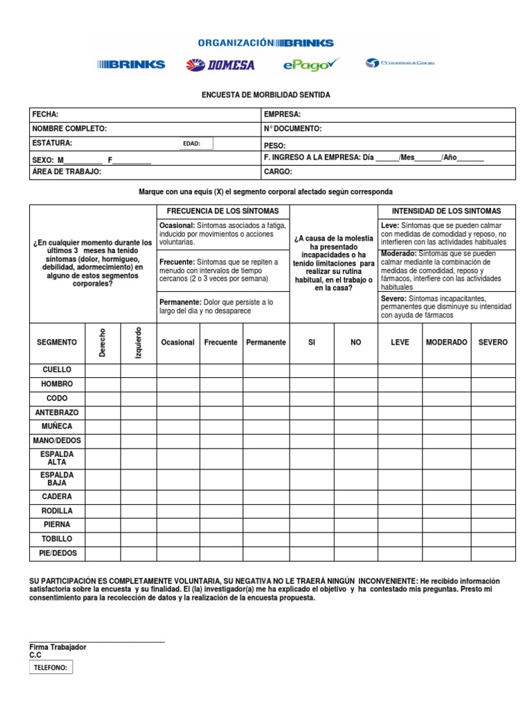 Encuesta de Morbilidad Sentida . PDF | PDF | Medicina | Especialidades ...