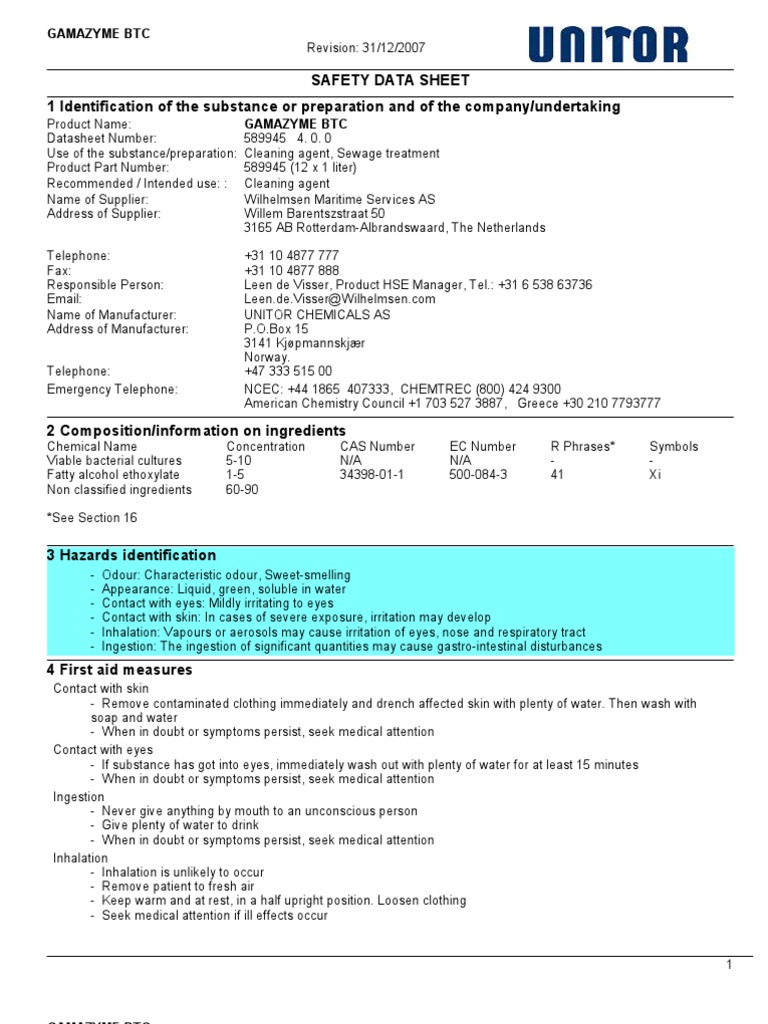 Gamazyme Btc English | Hypothermia | Water
