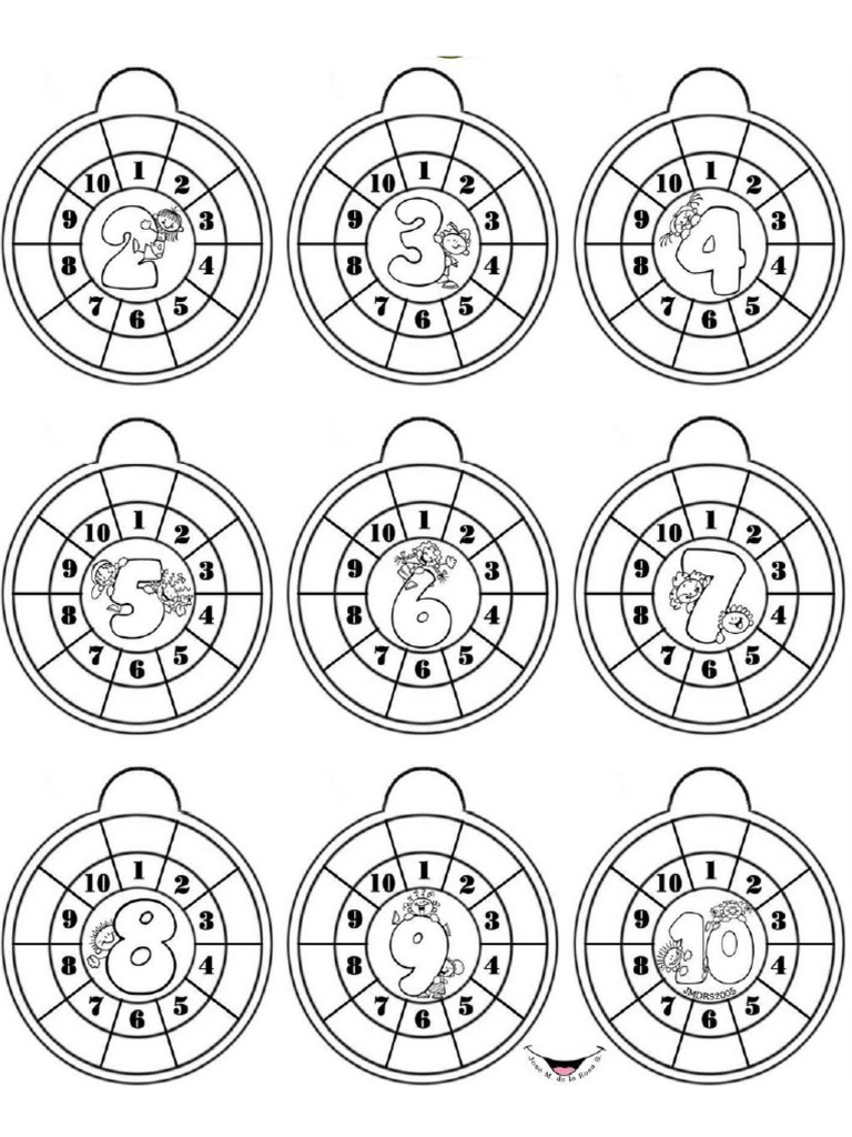Reloj Tablas de Multiplicar | PDF