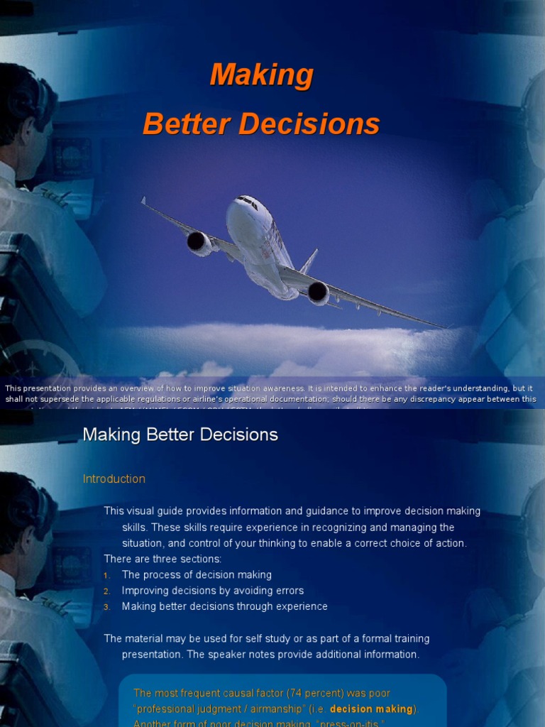 Making Better Decisions | PDF | Risk | Choice