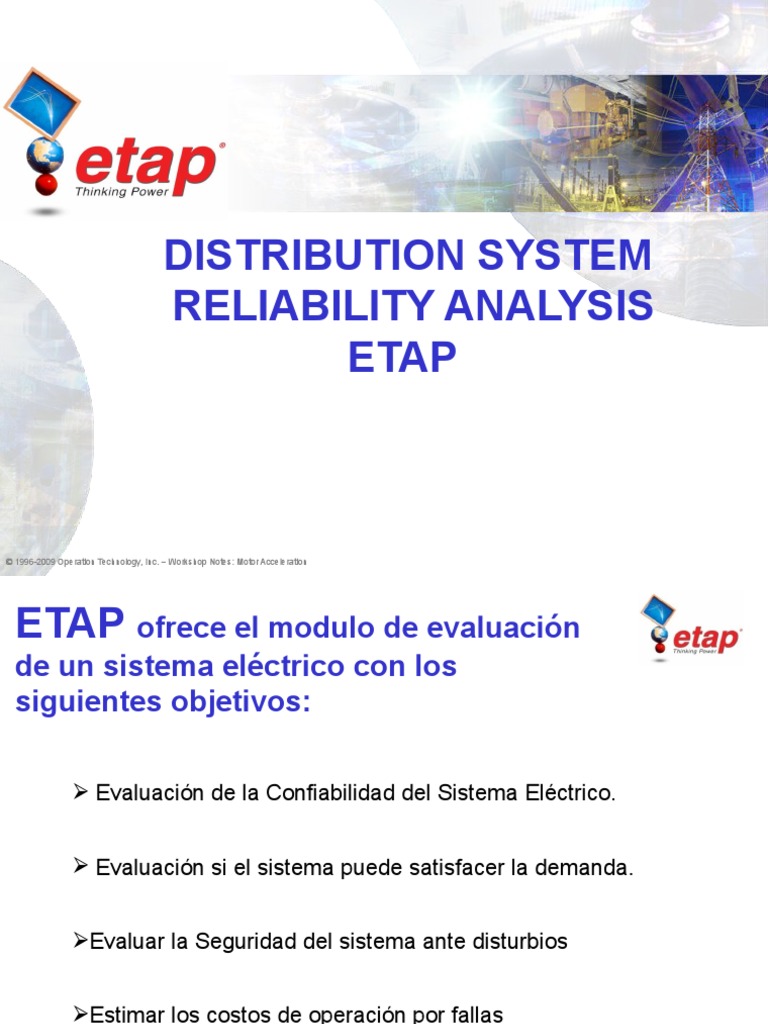ETAP CURSO PETROBRAS DISTRIBUTION SYSTEM RELIABILITY ASSESSMENTq | PDF ...