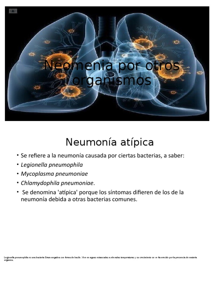 Neomenia Por Otros Organismos - PPTX - 1.odp | PDF | Neumonía | Virus