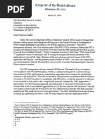 Horowitz Letter To Chuck Grassley - Ig Report | PDF