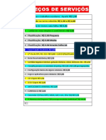 Tabela de Preços - Serviços de Lan House | PDF | Brasil