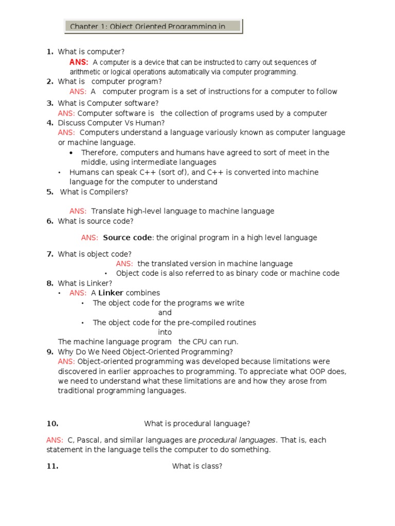 C Question And Answers Pdf Parameter Computer Programming Computer Program